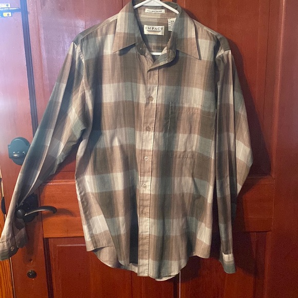 Impact | Shirts | Mens Dress Shirt Impact Size Med | Poshmark